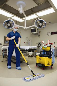 Rubbermaid Q416 Rubbermaid HYGEN 18" Microfiber High Absorbency Mop ...